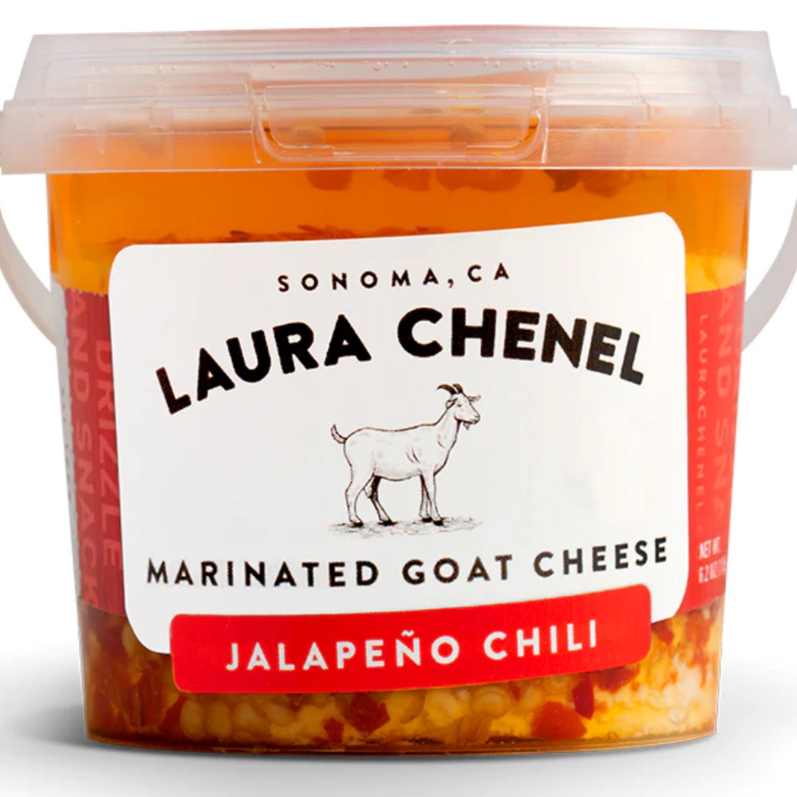 Laura Chenel Marinated Jalapeño Chili Goat Cheese | Dished By Rachel